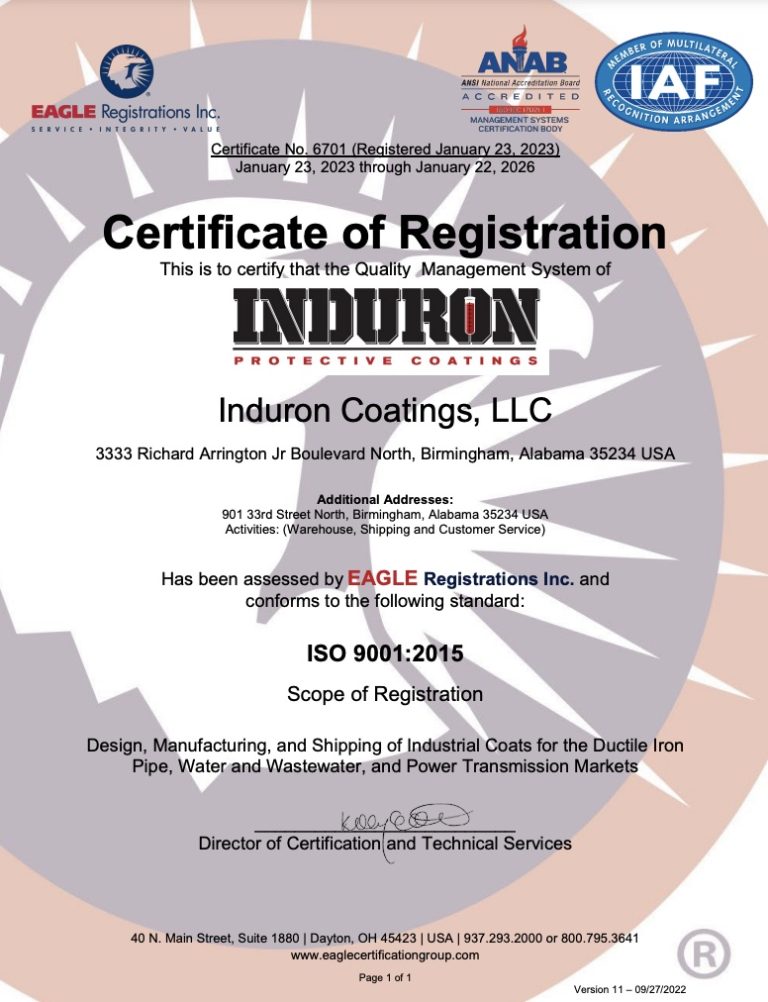 ISO 9001 Certification Process | Induron